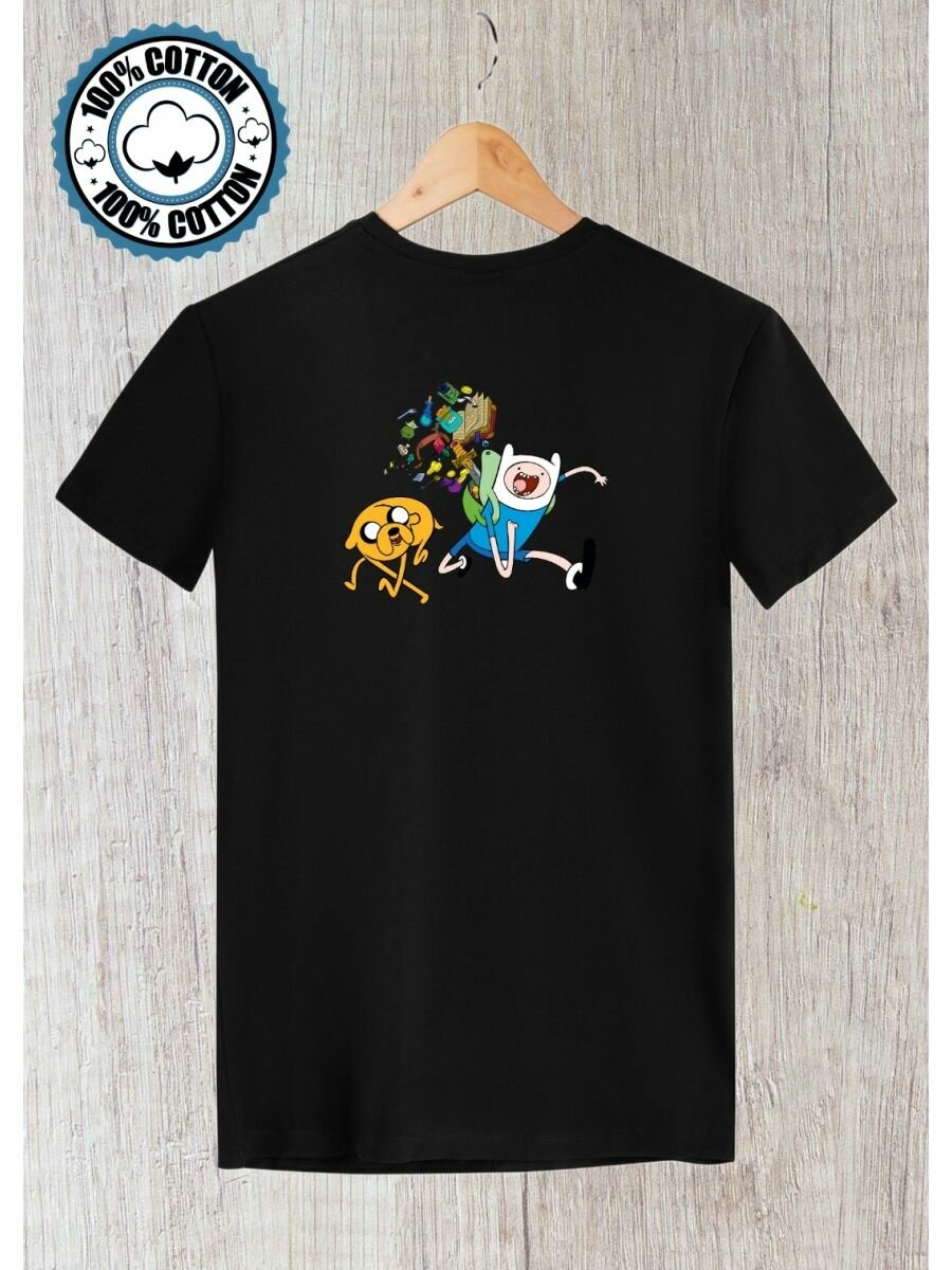 Футболка аниме время приключений фин adventure