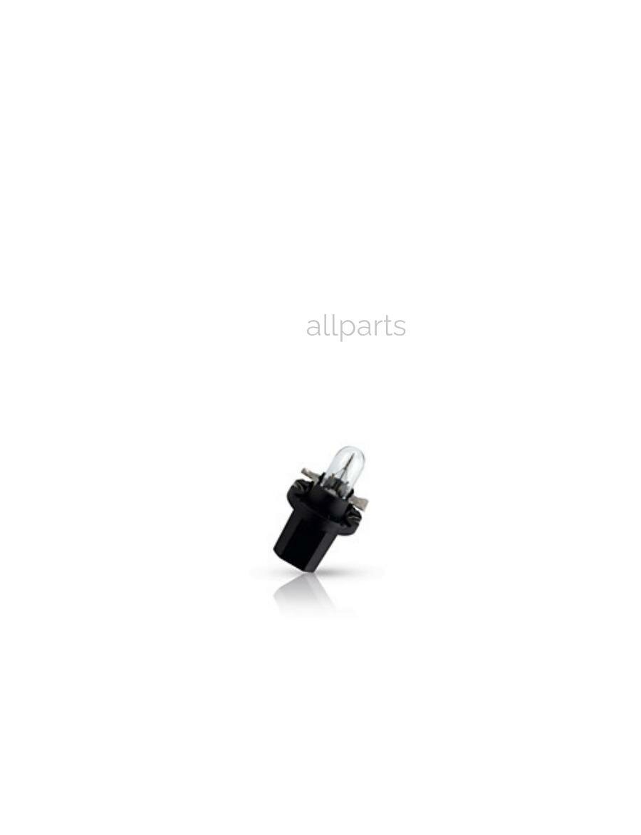 PHILIPS 12598CP лампа панели приборов С патроном BAX 8,5D/2 BLACK 12V 1.2W( 1 ШТ.)