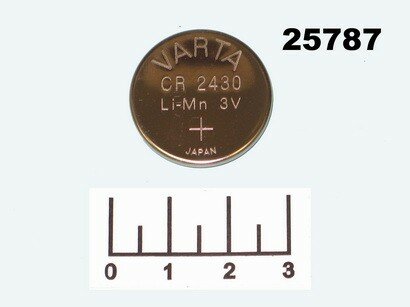 Батарейка CR2430 3V Varta 6430 Lithium