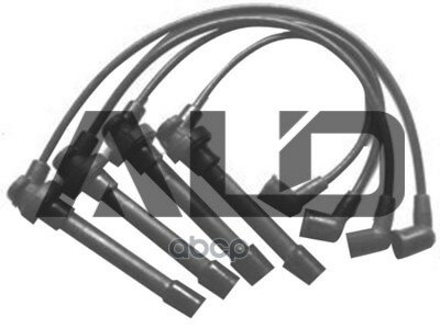 Комплект проводов зажигания (черный силикон) Honda Accord 1.8-2.3 96>/Civic 1.5/1.6 97> ALD арт. A05010
