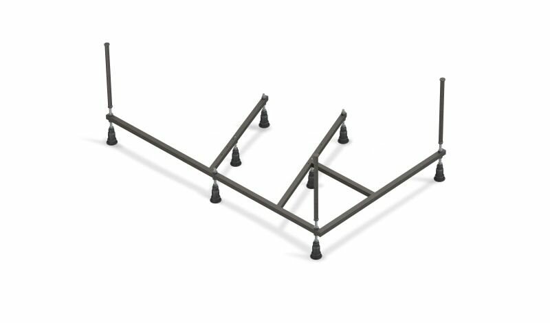 Рама для ванны Cersanit Kaliope 153 см NEW метал. в комплекте со сборочным пакетом K-RW-KALIOPE*153n