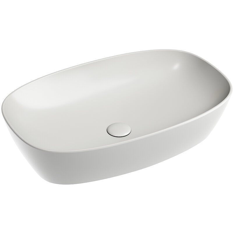 Раковина Ceramicanova Element CN6049MSG накладная, 60x38 см, серая матовая