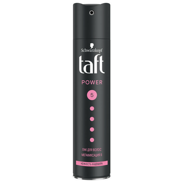 TAFT Power лак для волос 225 мл высокая фиксация прическа держится долго без склейки