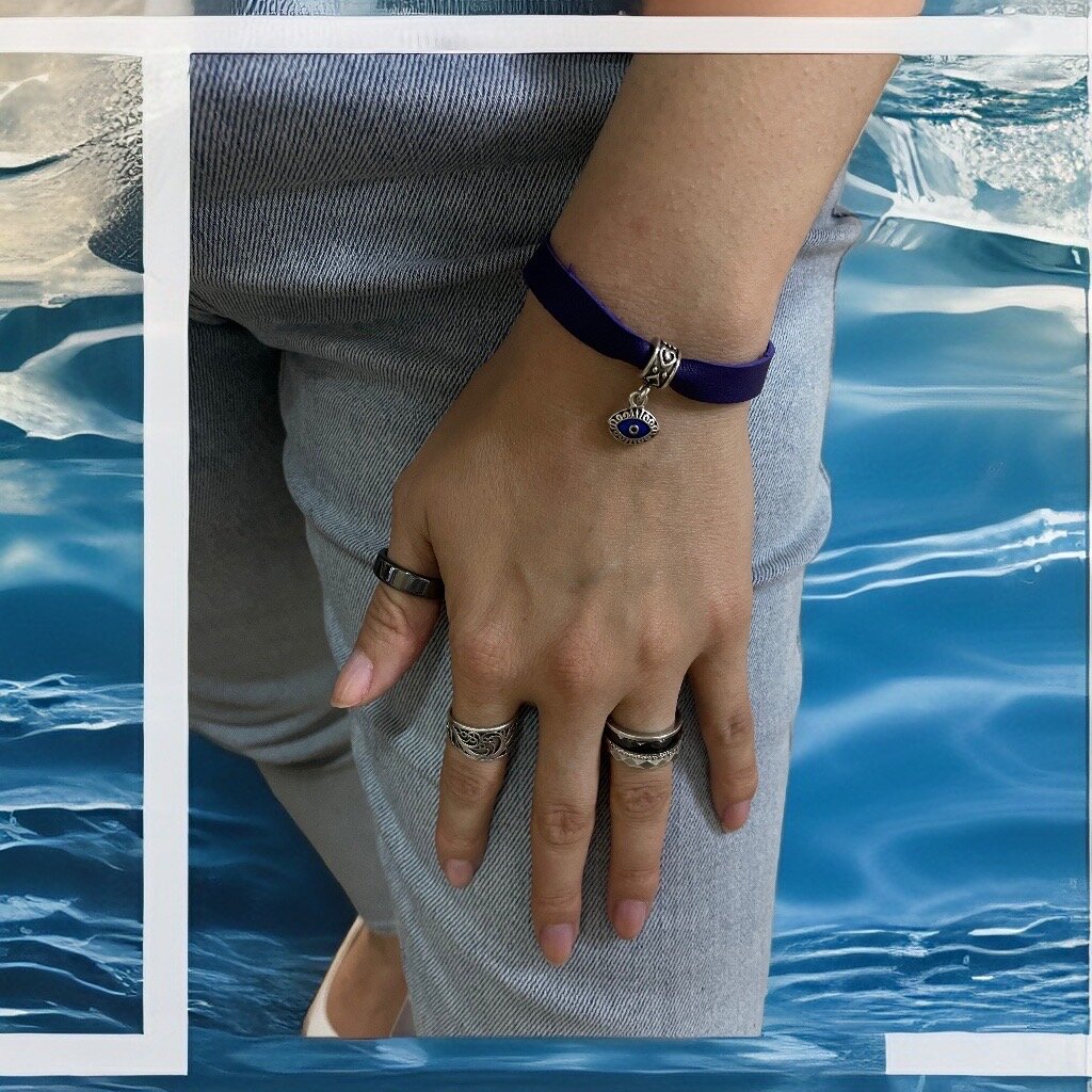 Браслет, металл, эмаль