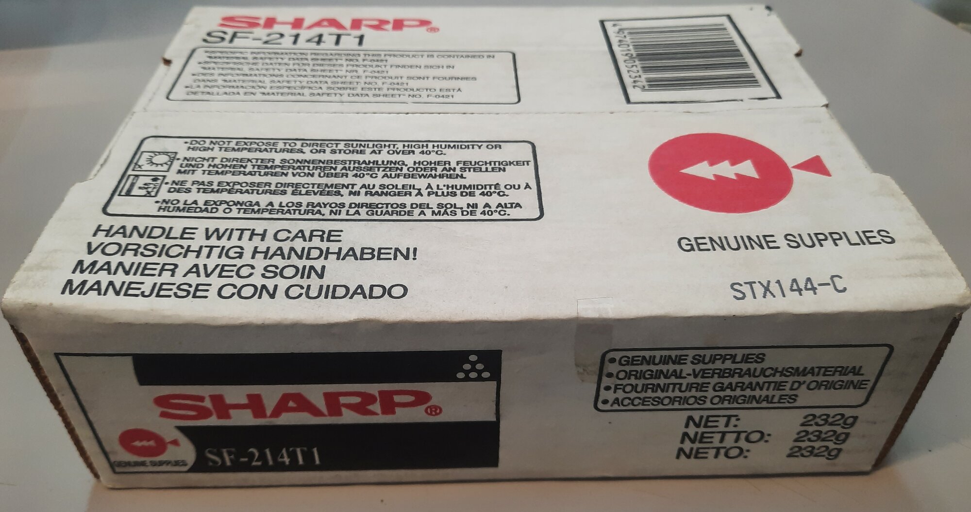 Sharp SF-214T1 232g ориг. для Sharp 2010/2014/2114/2214 Тонер