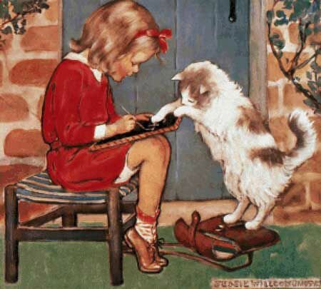 Схема для вышивания "C is for Cat" / Scarlet Quince, SMI003