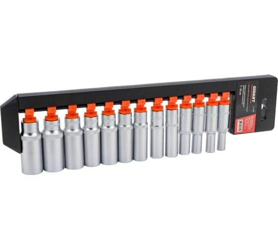 Gigant Набор торцевых безударных удлиненных головок 3/8" 7-19 мм G-11329