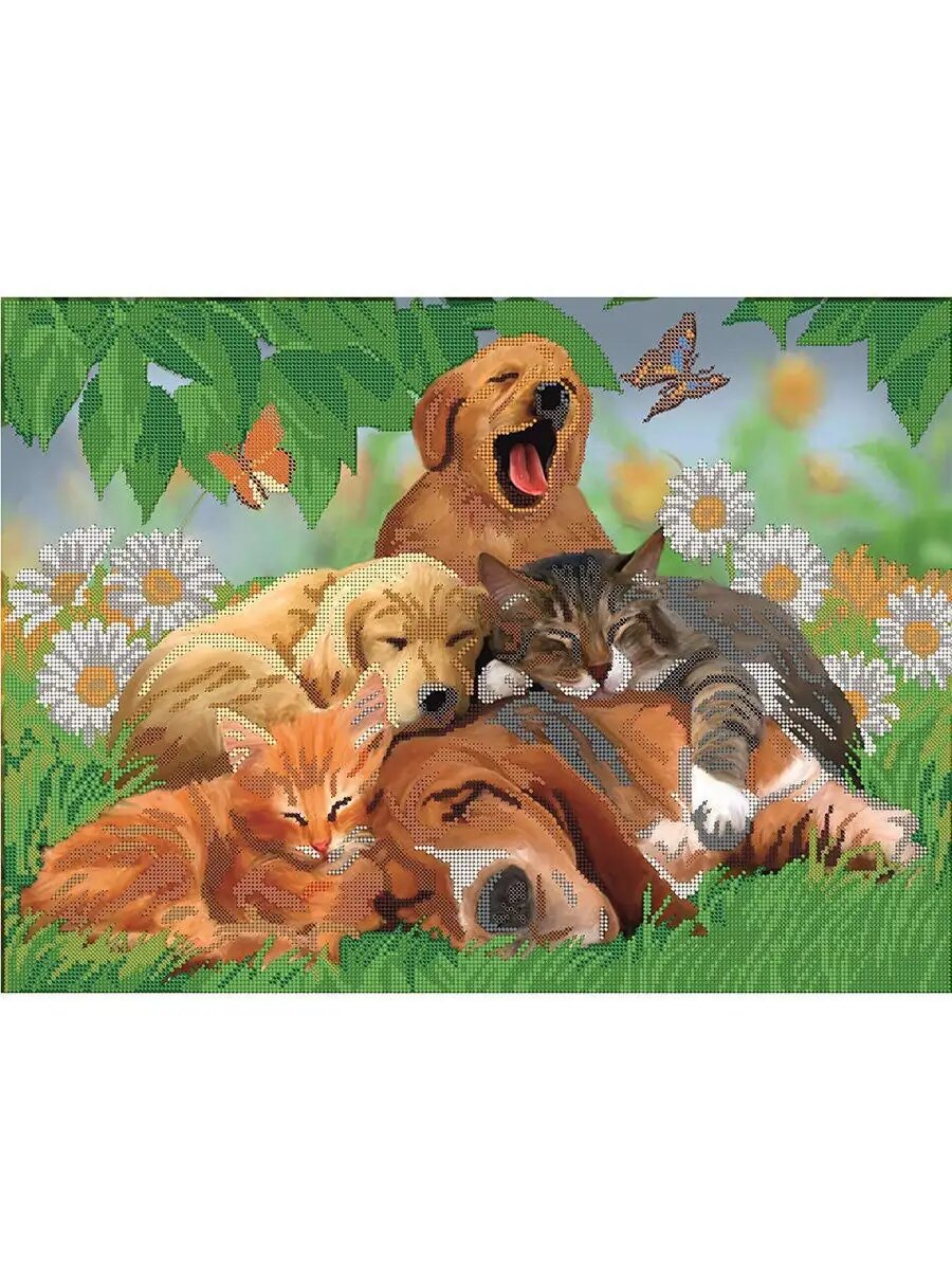 Набор для вышивания бисером 38*48 см