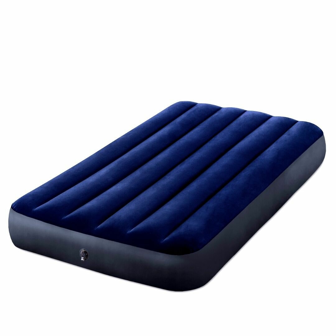 Надувной матрас Intex 64757 (темно-синий)