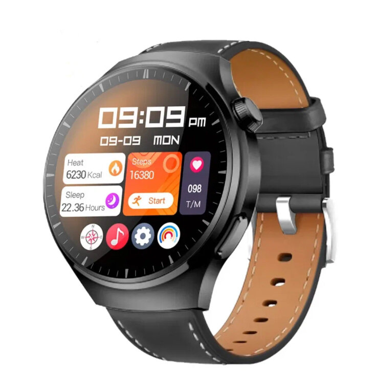 Cмарт часы LK4 PRO Умные часы iOS Android Bluetooth звонки 2 ремешка, черные