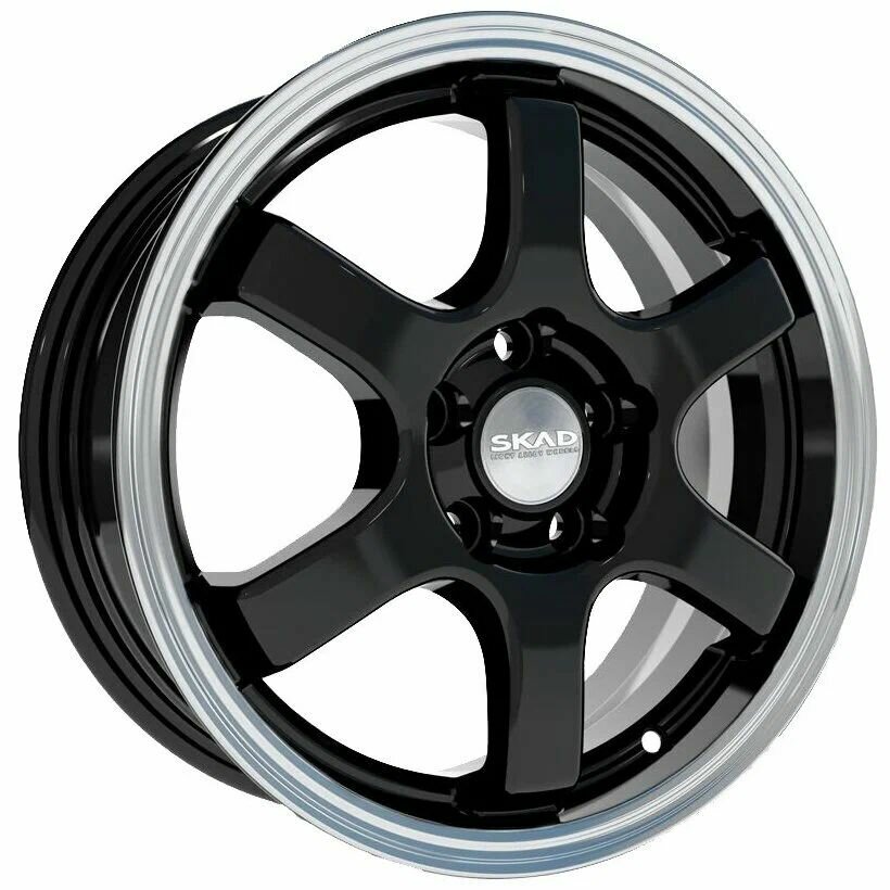 Колесный литой диск СКАД Киото R15x6 4x100 ET40 CB60.1 Anthracite_almaz