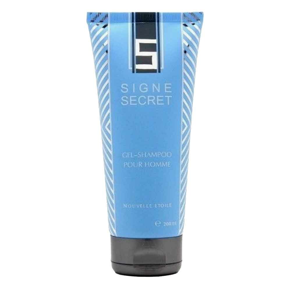 Новая Заря Гель-шампунь для тела и волос для мужчин Тайный Знак Signe Secret парфюмированный, 200 мл