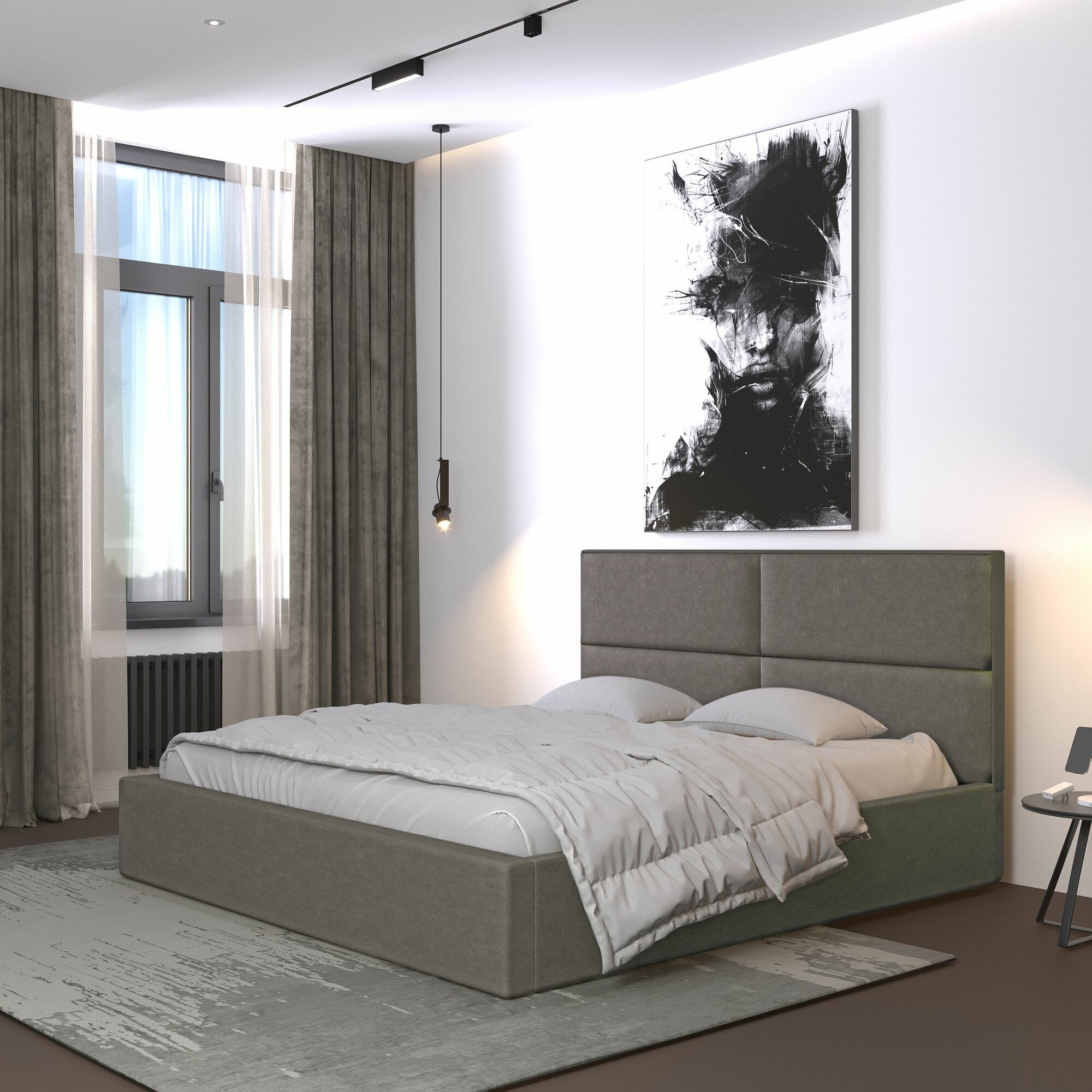 Односпальная кровать 90х200 Палермо (2024), фабрика Микс-Интерьер (Россия)