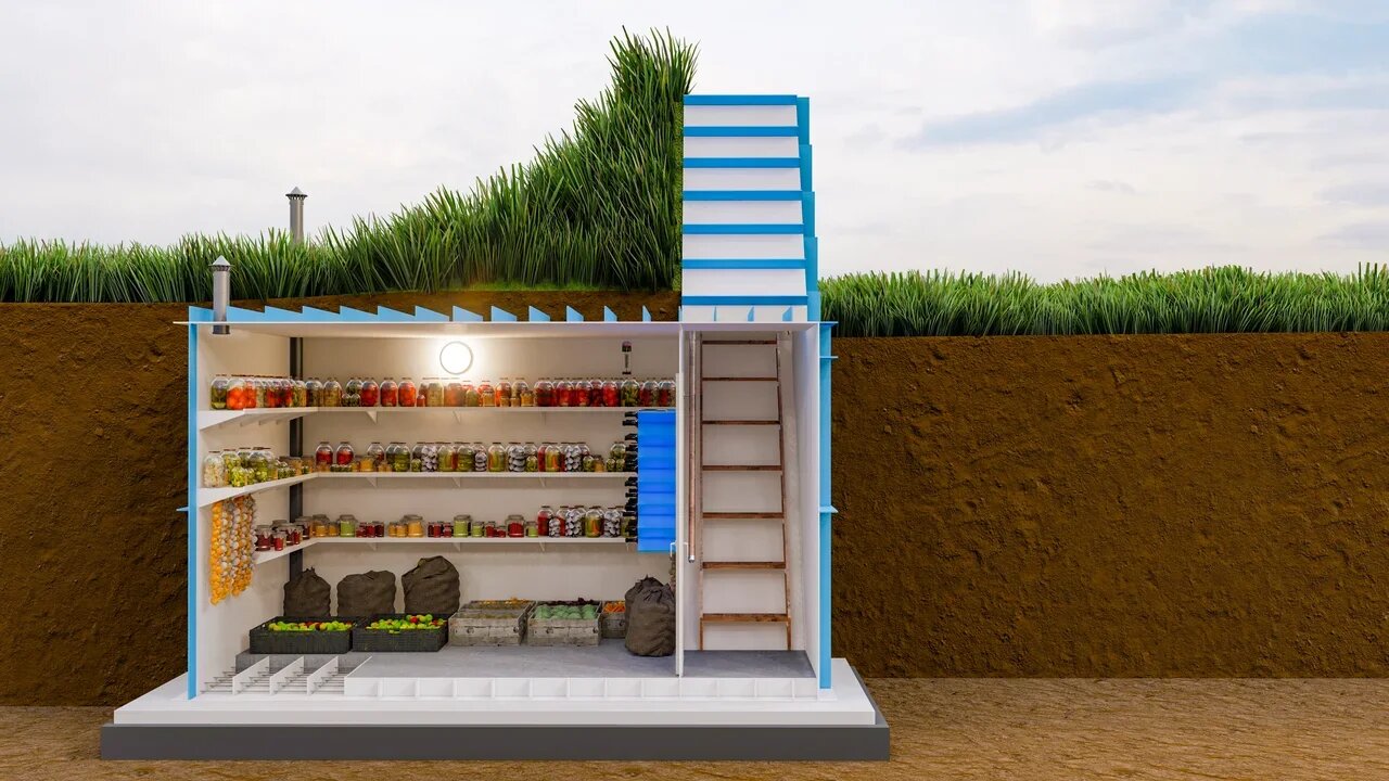 Пластиковый погреб ГудВэй Смарт 2,5*2,4м