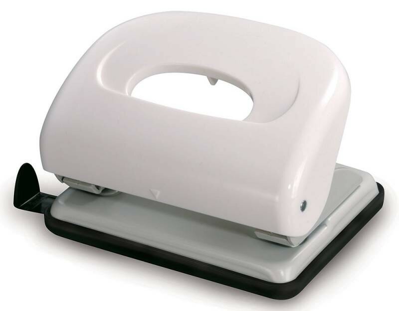 Дырокол Kw-Trio Dolphin 096X9 макс:16лист. пластик ассорти отв:2 с линейкой