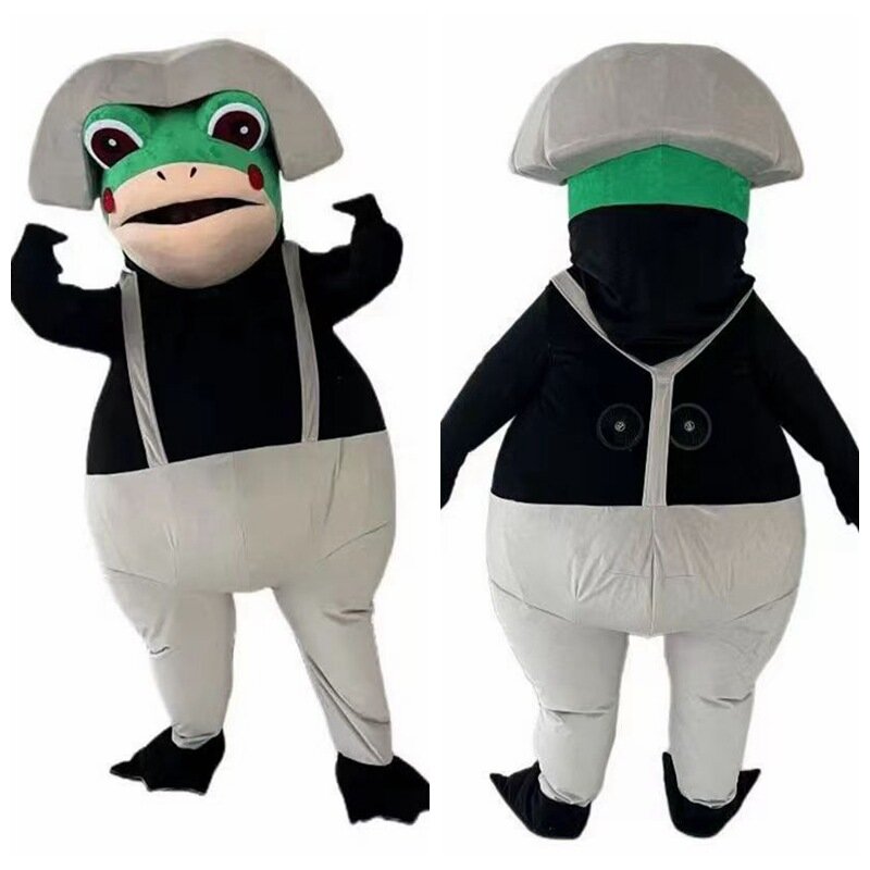 Надувной костюм лягушки-кун, большой размер 175-185