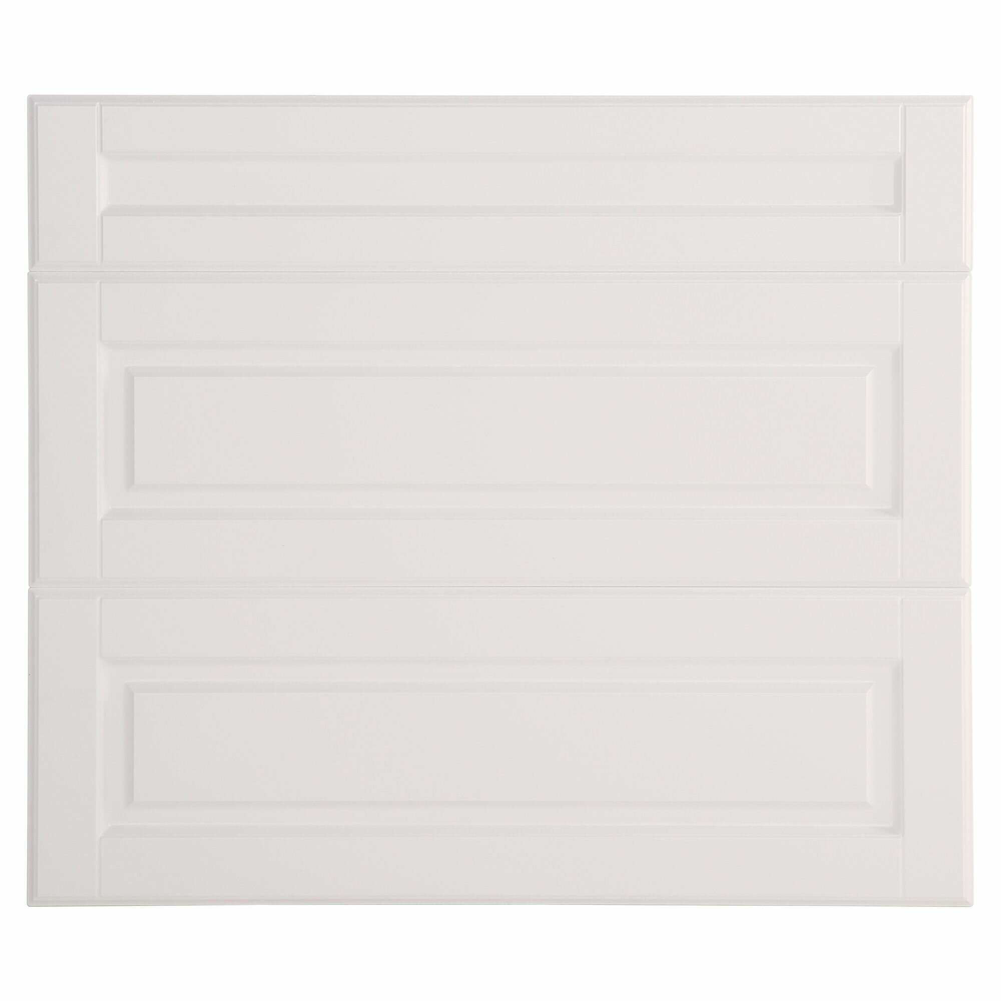 Фасады кухонные для ящиков Beneli леда, белый, 80х70 см