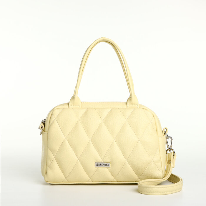Сумка женская на молнии «Саломея», жёлтая
