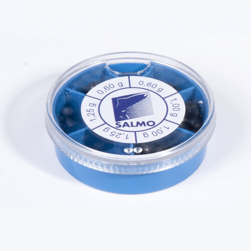 Набор грузил Salmo дробинка PL 6 секций 50gr крупные