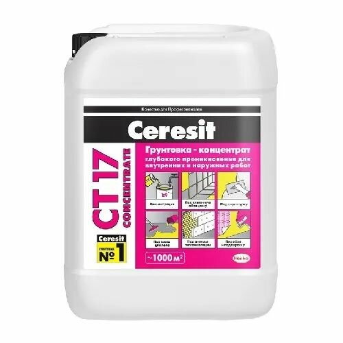 Ceresit CT17 Concentrate 10л 2142162 — отзывы покупателей