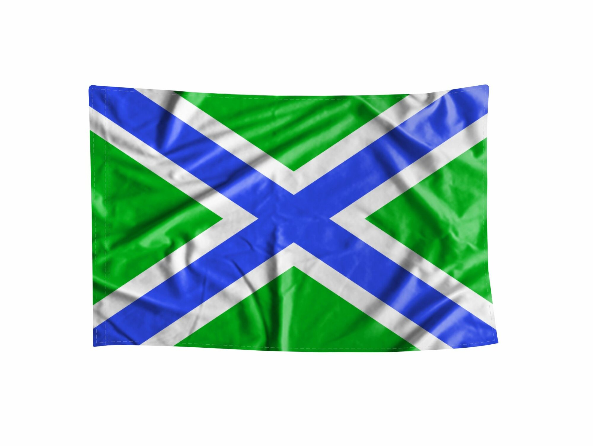 Флаг MIGOM Рода войск - 0022 - Флаг кораблей, катеров и судов Пограничных войск Российской Федерации