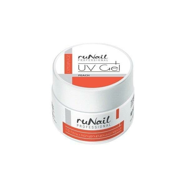 RuNail Professional Камуфлирующий УФ-гель ruNail Professional (цвет: персиковая нежность, Peach Tenderness), 15 г
