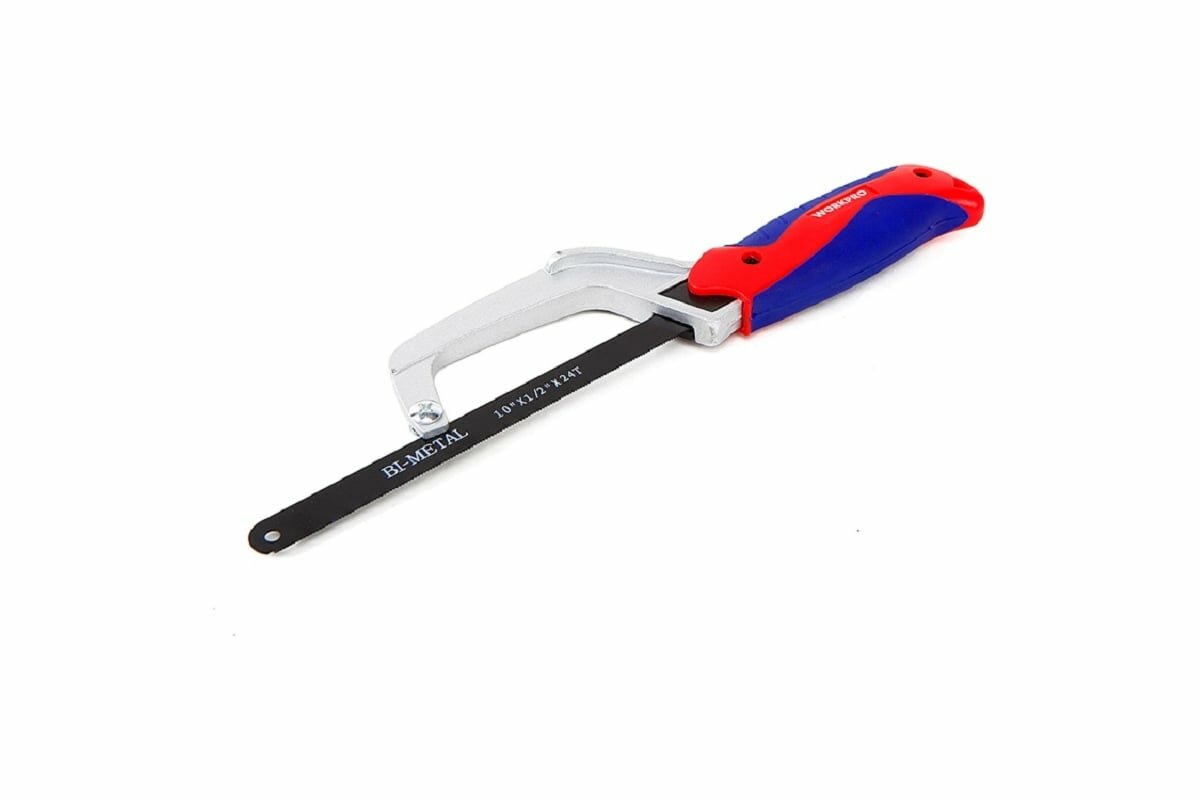 WORKPRO Мини-ножовка по металлу 250 мм WP215023 - компактная ручная пила для резки металла