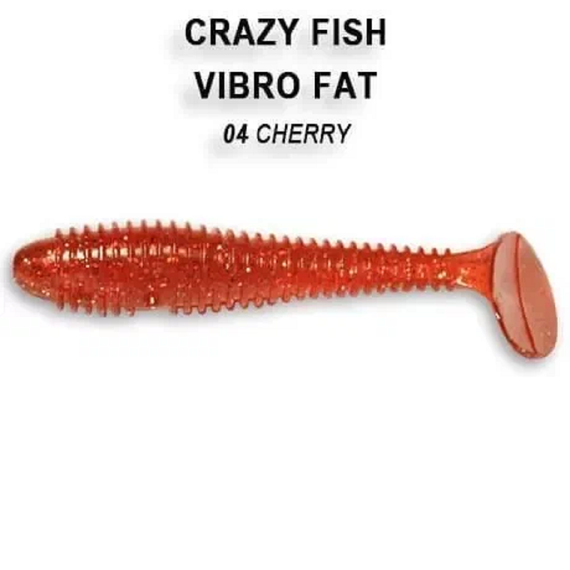 Силиконовая приманка мягкая съедобная Crazy Fish Vibro Fat 2.7" 70 мм 1-71-4-4 5 шт.