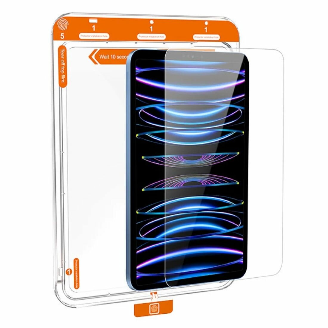 Защитное стекло для планшета WiWU iVista Wi-GQ002 для iPad 10.2 / 10.5 дюймов с комплектом для установки