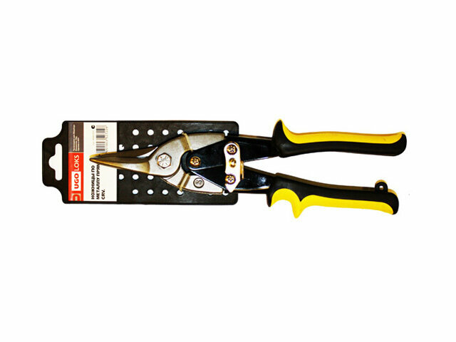 UGO LOKS ножницы по жести прямые 280 мм для резки металла и листовых материалов