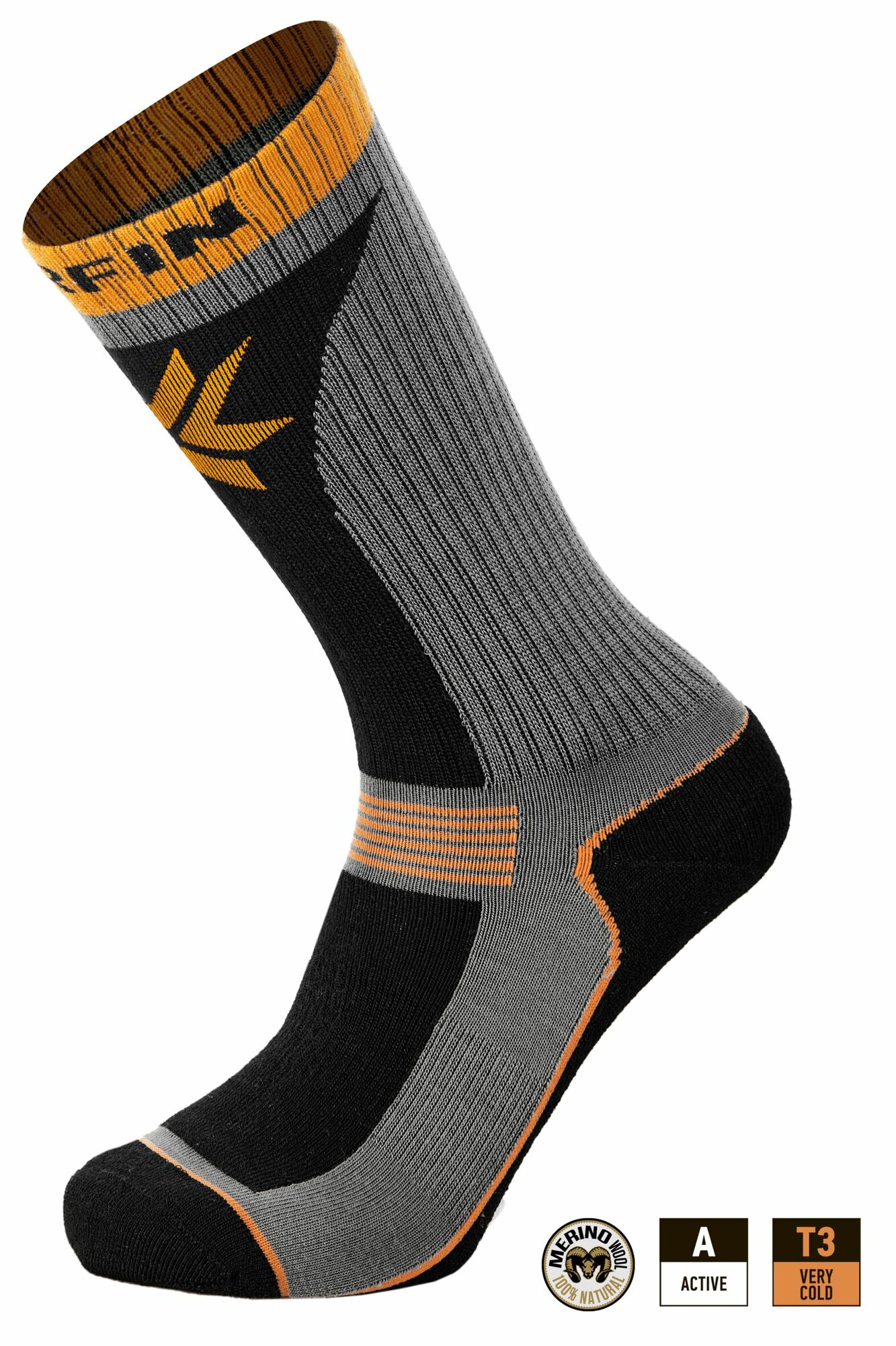 Термоноски T3A NORDIC MERINO HIKING CREW размер 45-47