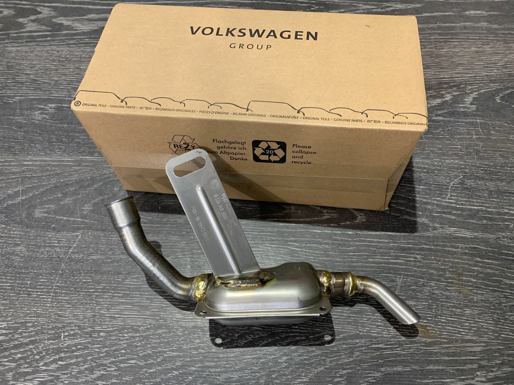 Глушитель для автономного обогревателя WEBASTO TIGUAN II KODIAQ , TARRACO, ATECA