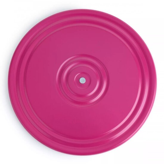 Диск здоровья 2-х цветный Made IN Russia MR-D-241, металлический, диаметр 28 см, окрашенный, розовый/графит