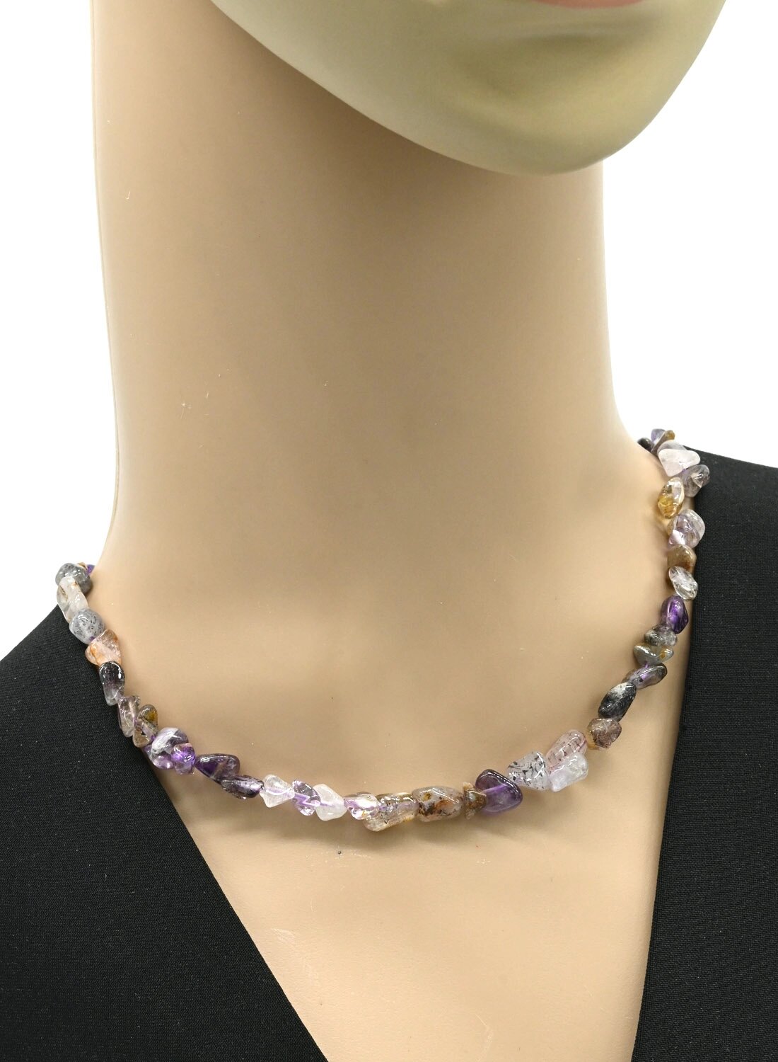 Чокер, аметист