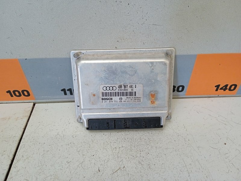 Б/У блок управления ДВС, мозги, 2.5 TDI, Ауди А6 С5 Блок управления двигателем Audi A6 2000 C5, 4B2, 4B4 229240 VAG арт. 4B...