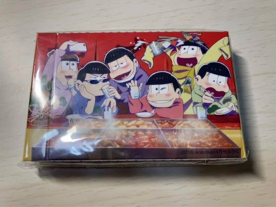 Набор карт. Osomatsu-san Animage Original Playing Cards by Animage
