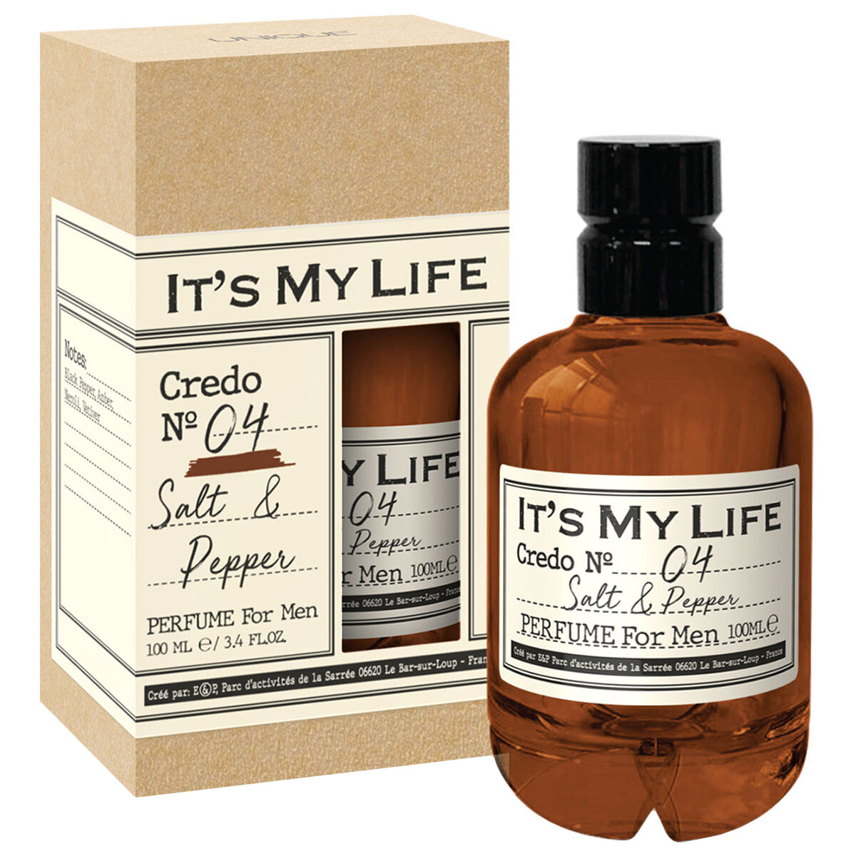 Духи мужские Art Parfum It's My Life Credo №04 Salt & Pepper 100мл