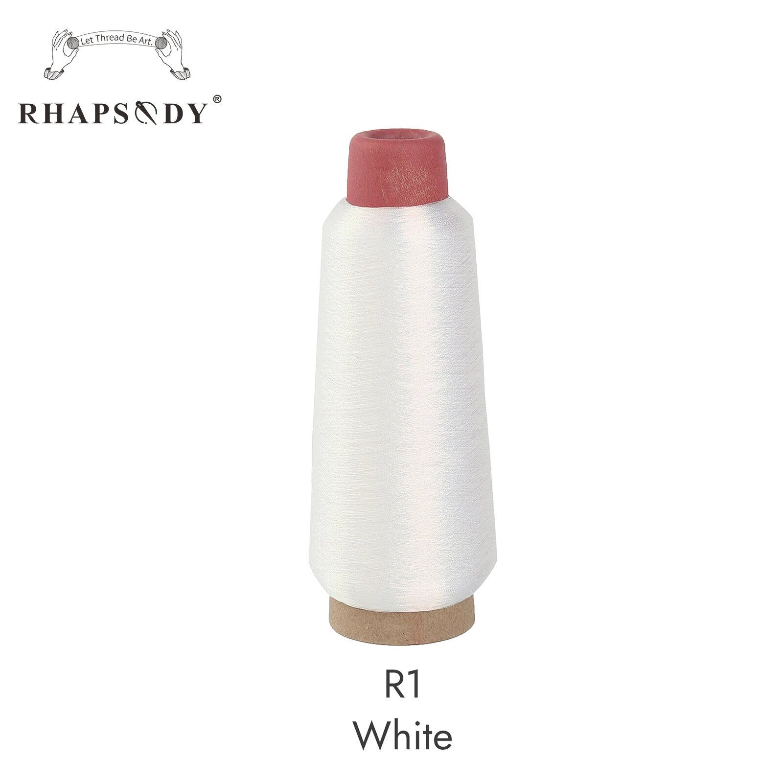 Нить Rhapsody Super Chameleon 2500м, Металлическая, Радужная, 150D, Для Компьютерной Белый, R1 White