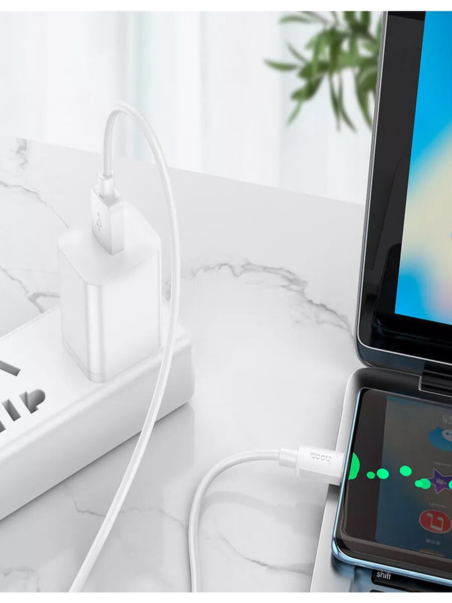 Кабель HOCO USB/Micro-USB,3А, 1м. — фото 1