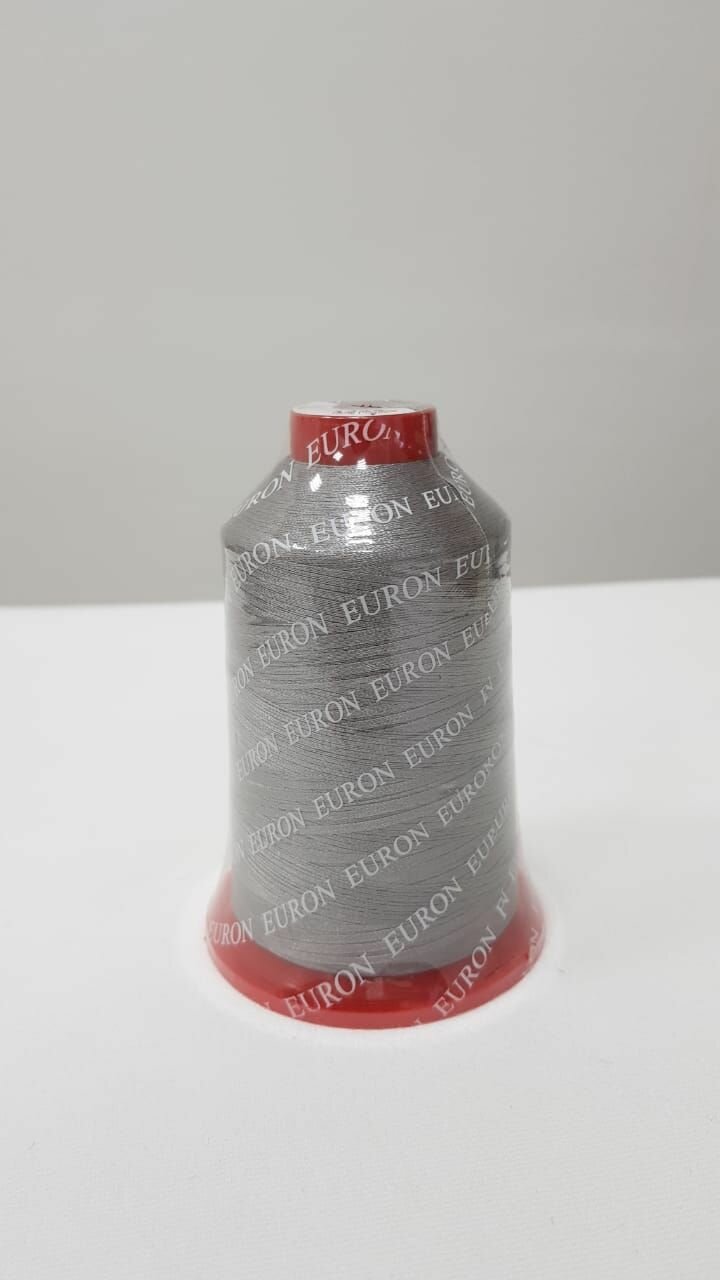 Нитки вышивальные Euron Р-130 №130 5000м, полиэстер, Цвет-1334 серый