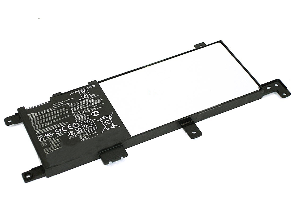 Аккумулятор C21N1634 для ноутбука Asus R542UR 7.6V 4840mAh черный