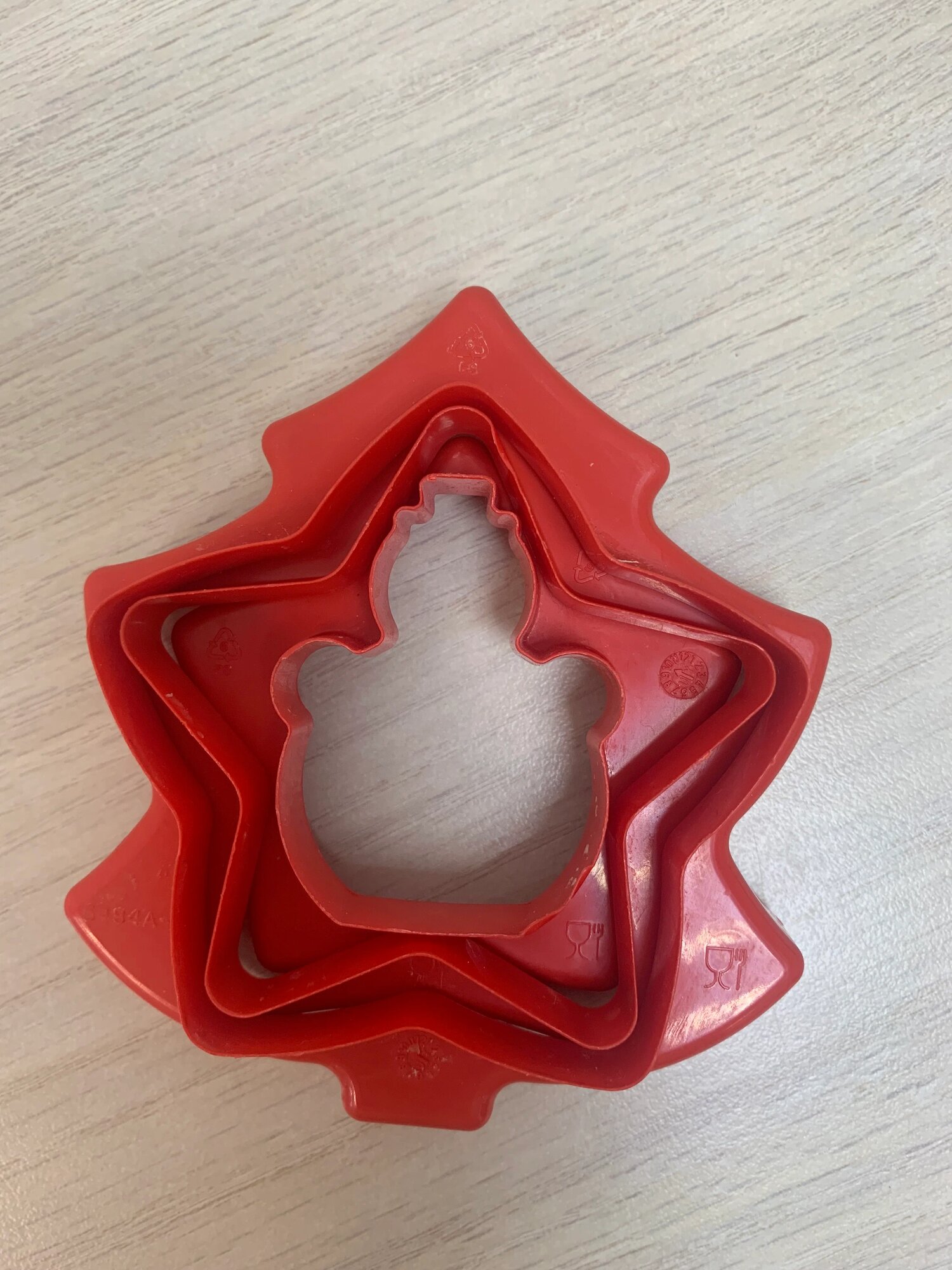 Набор форм для печенья Tupperware "Новогодние", 3 шт.