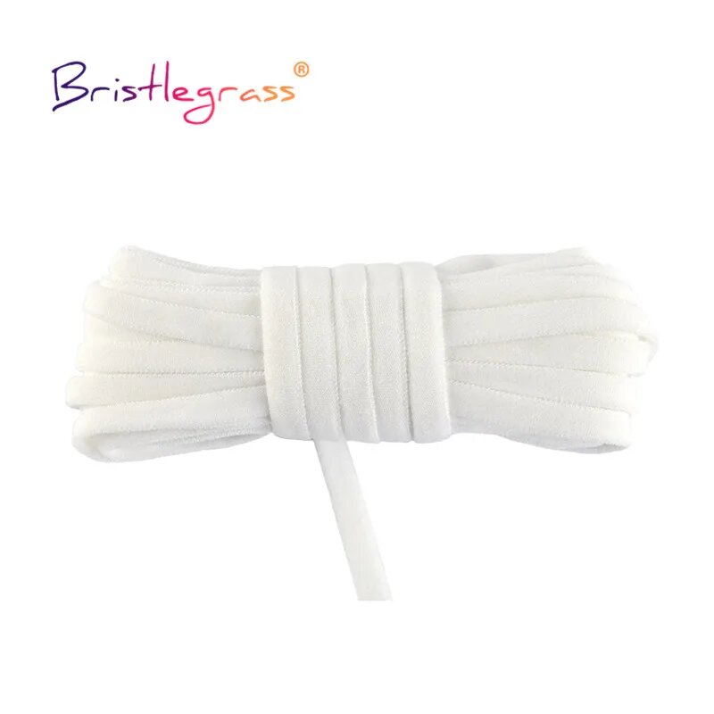 Эластичный шнур белый 5 мм, 10 ярдов Bristlegrass