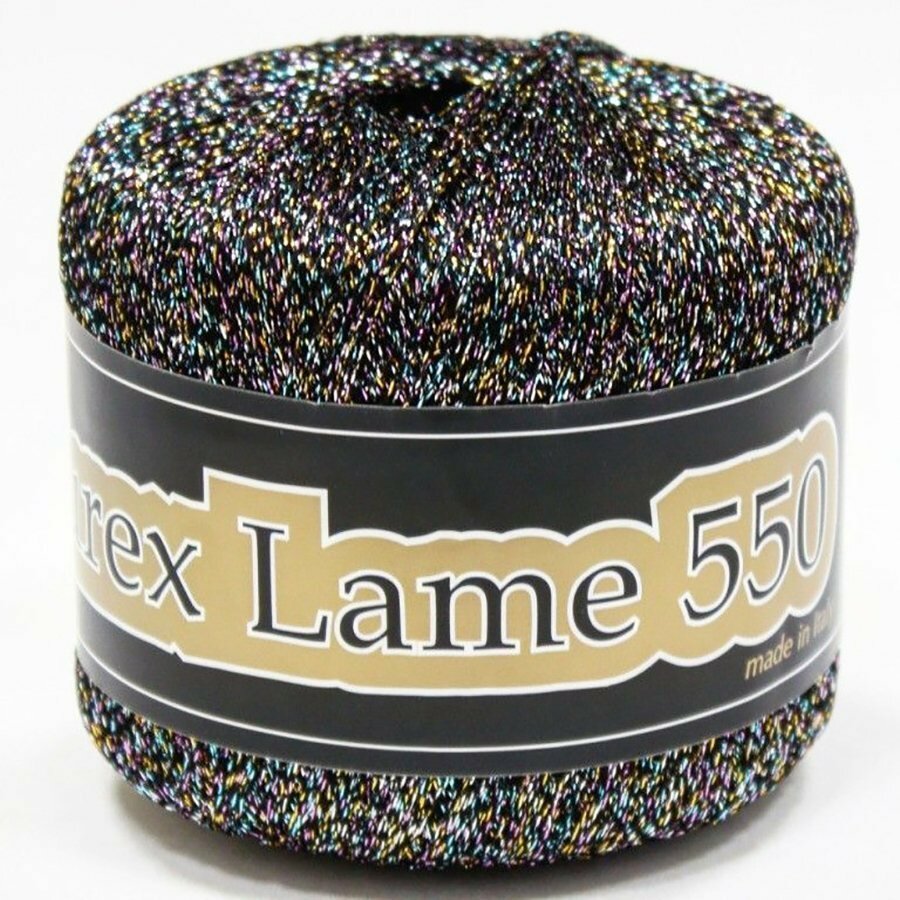 Пряжа Seam LUREX LAME 550 957 радужный темный (2 мотка)
