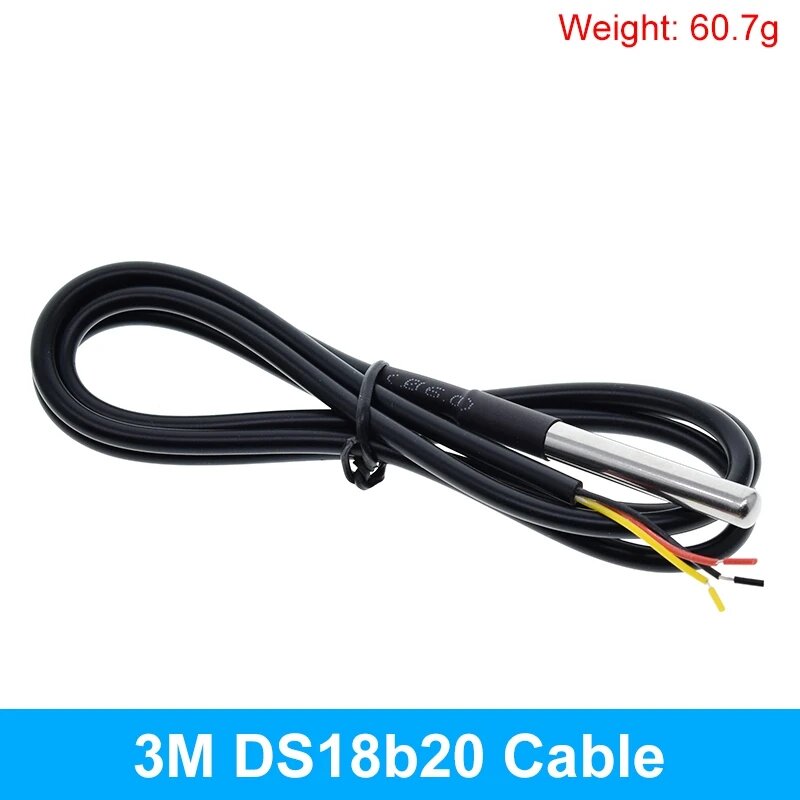 Датчик температуры DS18b20 TZT DS18B20 3M cable