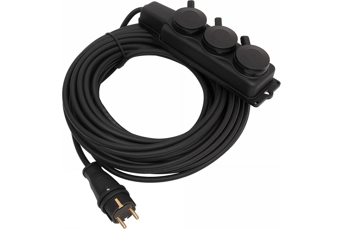 Gigant Удлинитель силовой с/з КГ 3x2,5 3 гнезда 20м IP44 G-859