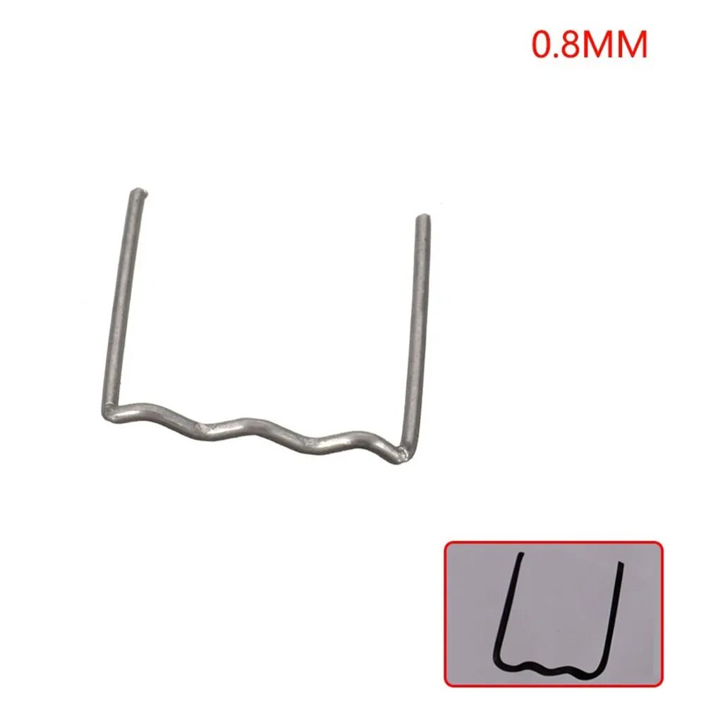 Скобы волнистые для пластика 0.8mm flat 100шт