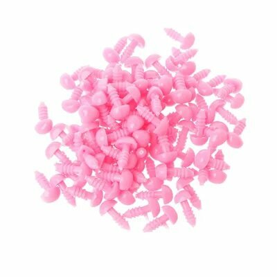 Пластиковые носы для кукол 100 шт. Розовый, Pink