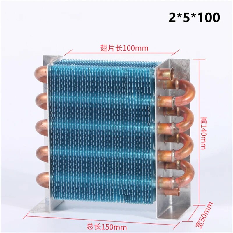 Охладитель холодильника, конденсатор, медная трубка, радиатор, радиатор, домашний небольшой испаритель, охлаждающая вода, охлаждение, универсальный C