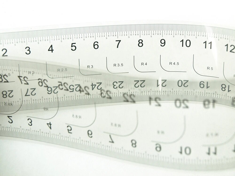 Прецизионный калибр, линейка прозрачной пленки, сантиметр, дюйм, рулонная лента, микрометр, калибровочная пленка, линейка